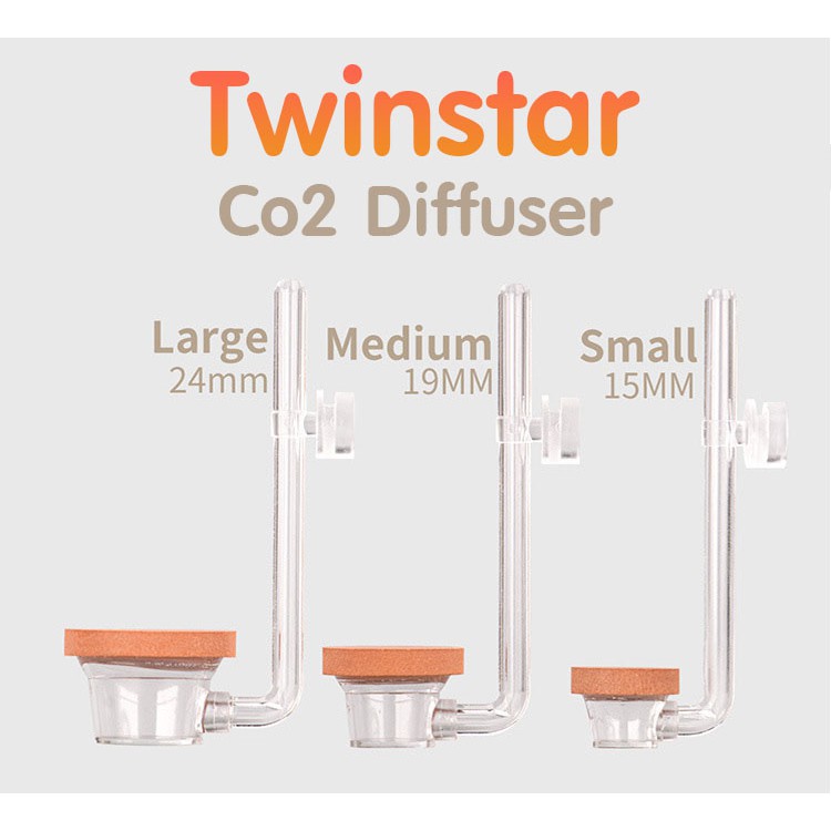 (พร้อมส่ง) TWINSTAR CO2 Diffuser หัวดิฟคาร์บอน ฟองละเอียดมาก | Shopee Thailand