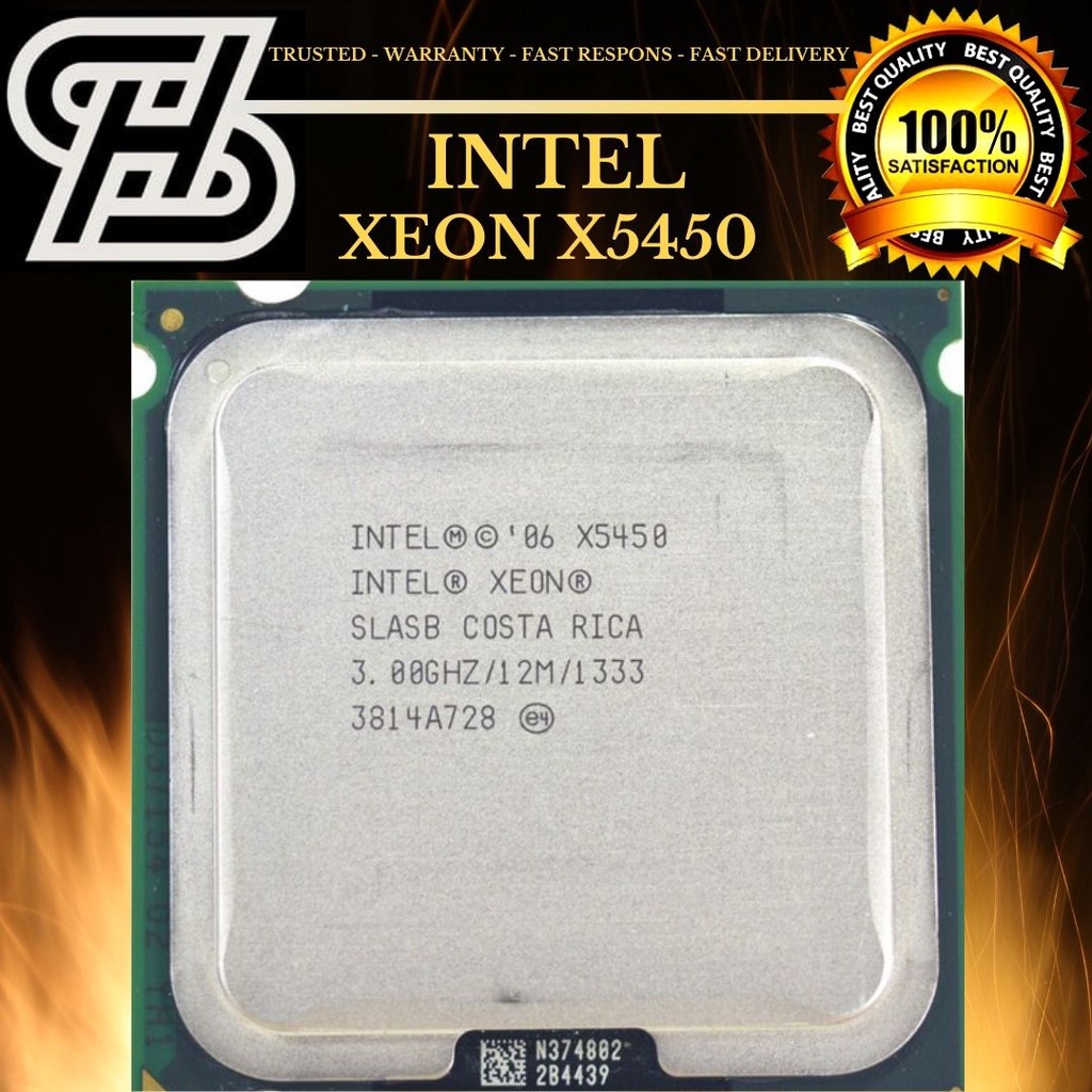 Intel XEON X5450 - 3.0GHz 4Cores 4Threads Cache12mb LGA 771-775 TDP 120W เทียบเท่ากับ Q9650 ...