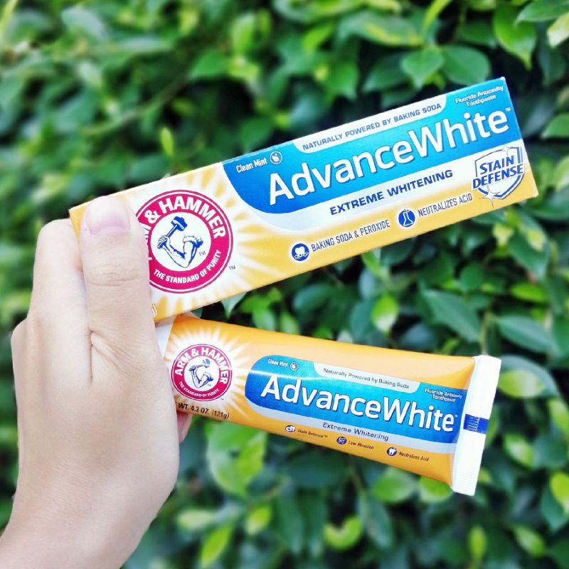 Arm & Hammer Advance White Extreme Whitening Toothpaste Clean Mint จาก USA ขนาด 121 g | Shopee ...