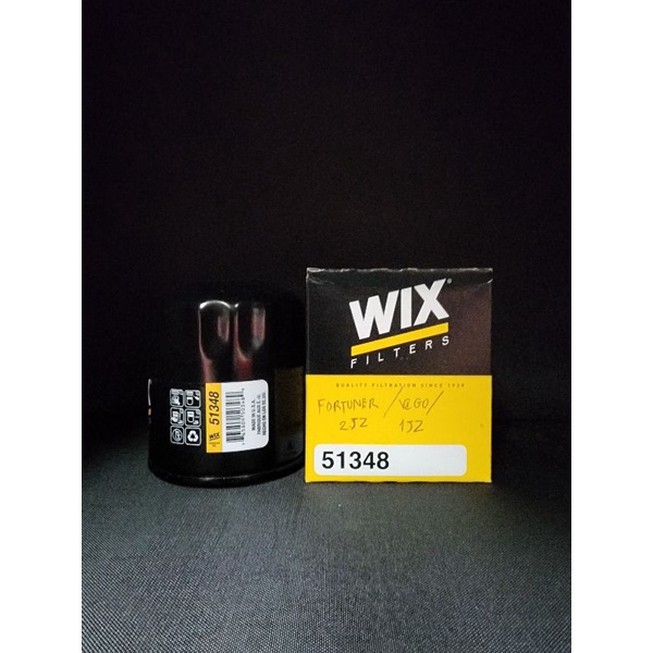 กรองน้ำมันเครื่อง WIX 51348 ใส่ toyota fortuner revo vigo 1JZ 2jz ...