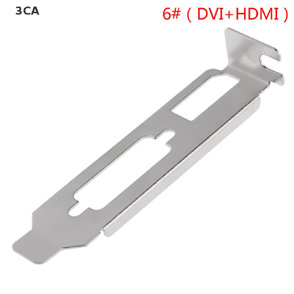 3CA Low Profile Bracket Adapter DVI HDMI VGA Port For Half Height ...