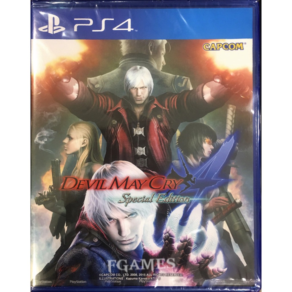PS4 Devil May Cry 4 Special Edition(Zone3/Asia)( English ) แผ่นเกมส์ ...