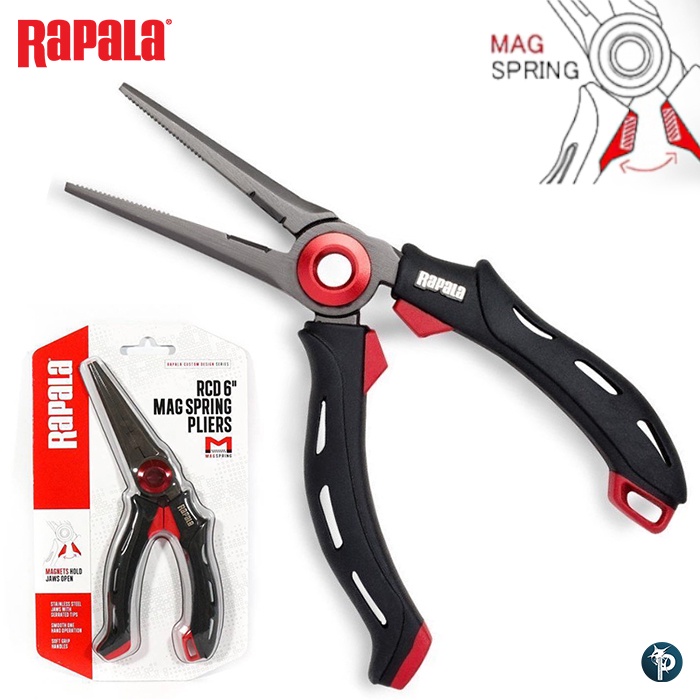 RAPALA RCD 6" MAG SPRING SPLIT RING PLIERS | Shopee Thailand