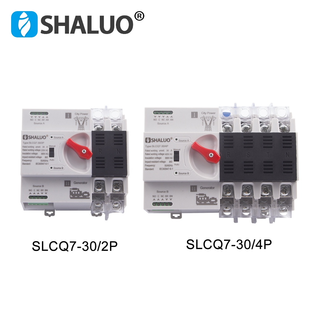 Mini 2P 4P 63A 100A Generator ATS Dual Power Automatic Transfer Switch ...