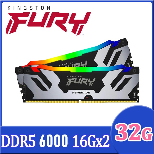 32GB (16GBX2) RAM DDR5(6000) KINGSTON FURY RENEGADE RGB (KF560C32RSAK2-32) | Shopee Thailand