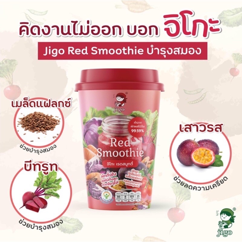 Jigo smoothie - น้ำผักและผลไม้ปั่น อร่อย ทานง่าย ไม่เหม็นเขียวJigo ...