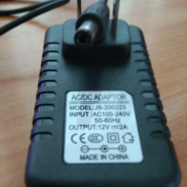 AC/DC ADAPTOR INPUT: AC100-240V / 50-60Hz OUTPUT :12V/2A | Shopee Thailand
