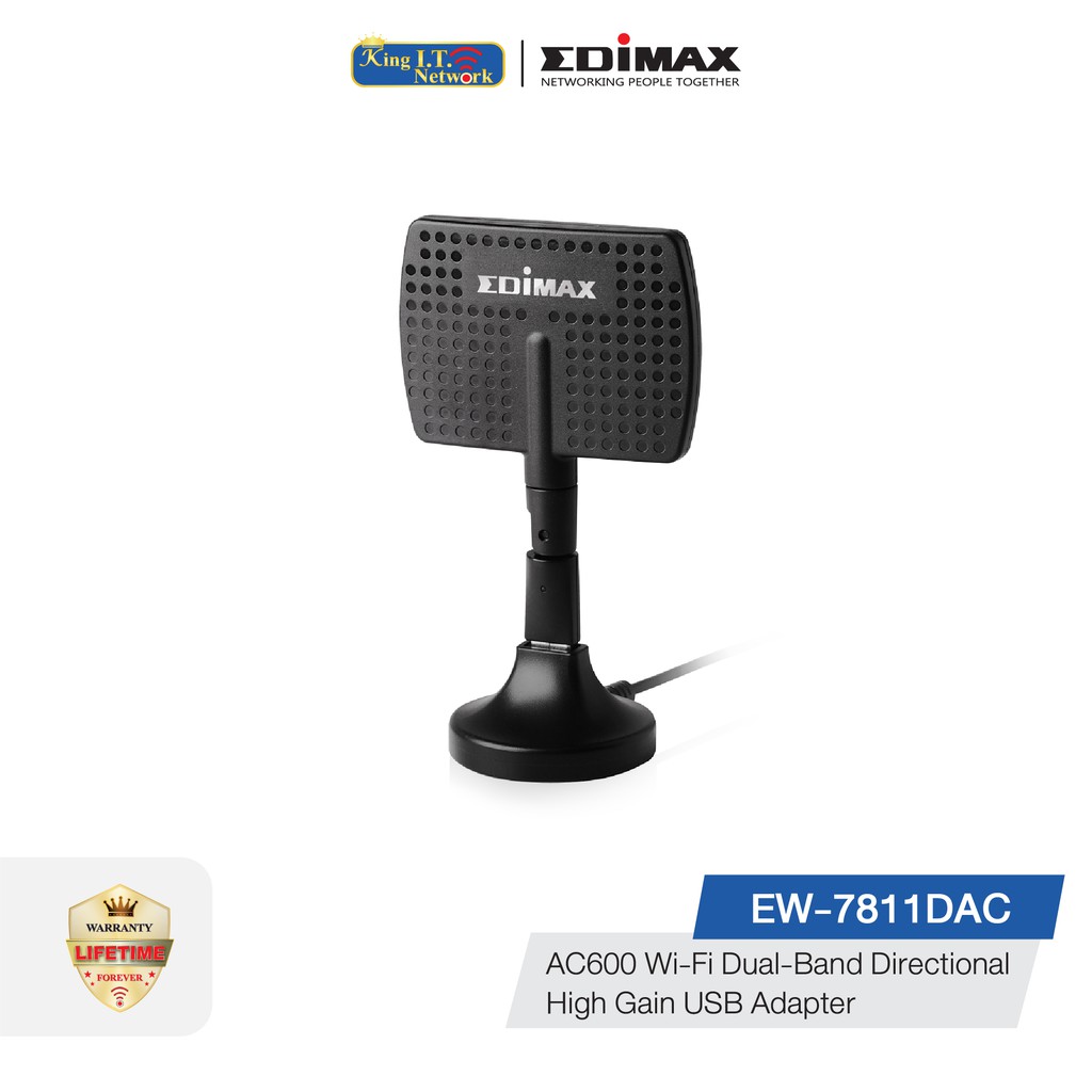 EDIMAX (EW-7811DAC) AC600 Wi-Fi USB Dual-Band Directional High Gain ...