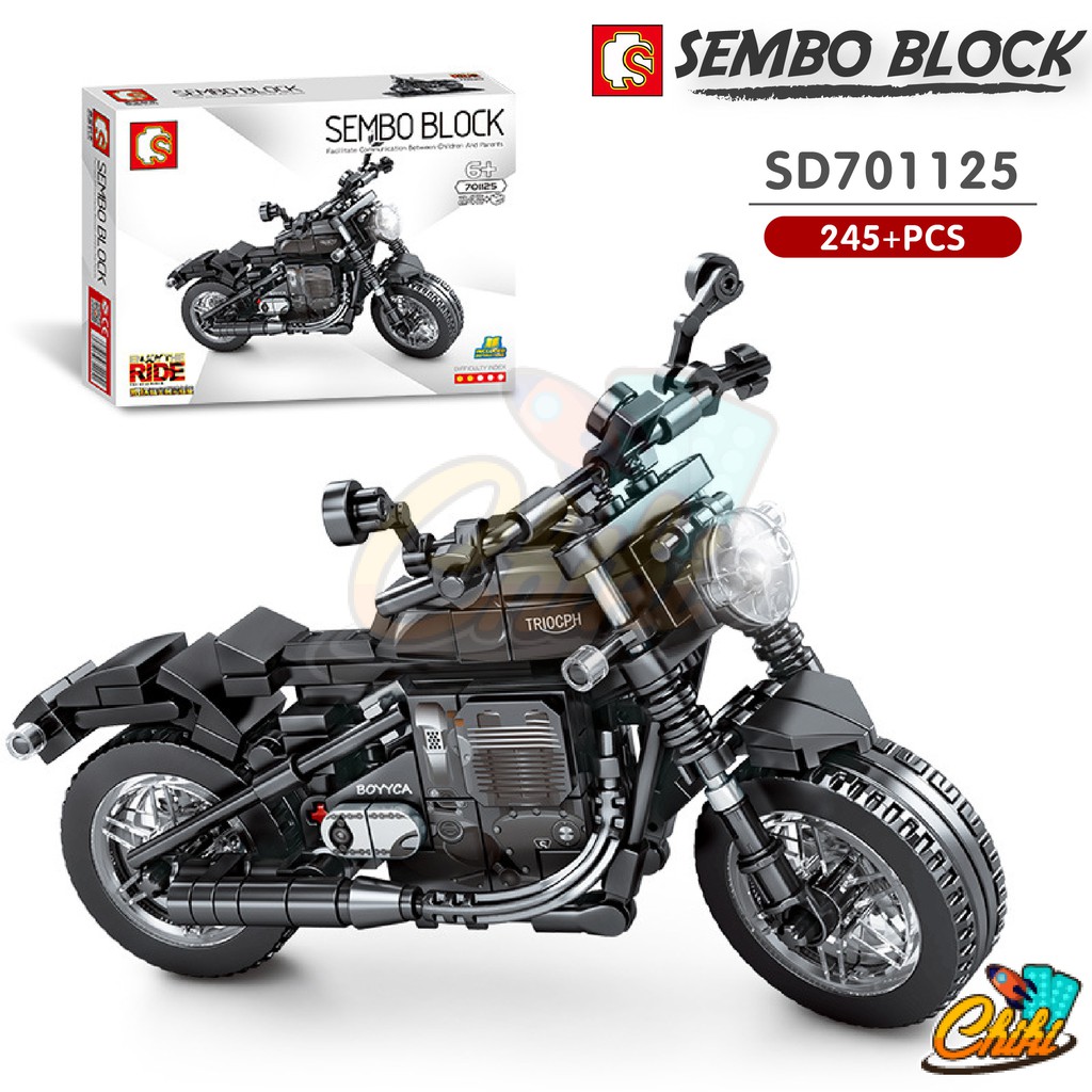 ชุดตัวต่อ SEMBO BLOCK ชุดรวมรถมอเตอร์ไซค์ 4 คัน สุดเท่ SET4 | Shopee ...