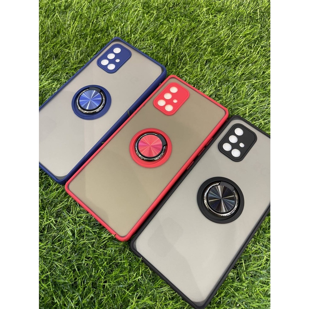 เคสมือถือ GALAXY A53 5G/A73/NOTE 9/NOTE 10 PLUS/NOTE 20 Ultra 4G/5G/S21 FE/S22 Ultra ใสขุ่น แหวน ...