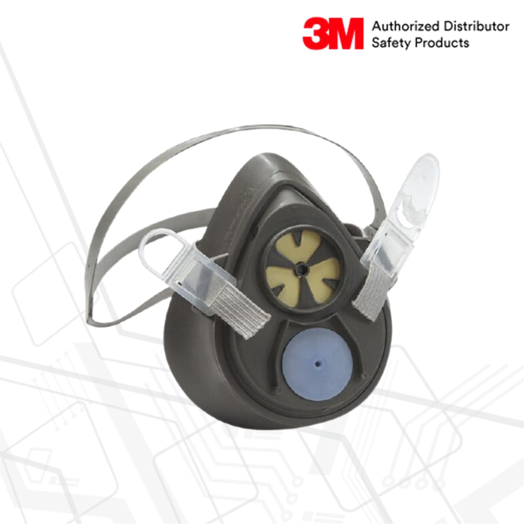 3M™ 3100 หน้ากากครึ่งหน้าชนิดไส้กรองเดี่ยว ขนาดเล็ก (เฉพาะหน้ากาก ...