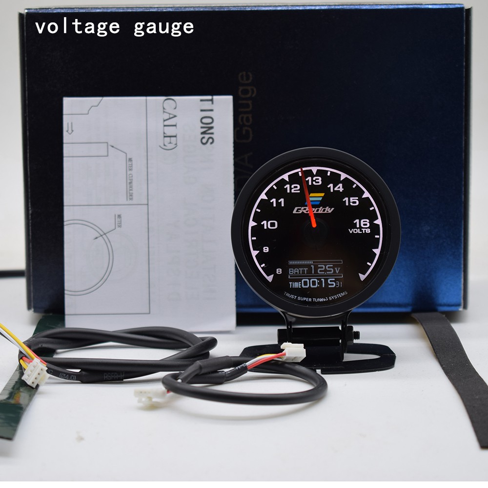 Greddy Racing Gauge 7 Color 1 Multi D/A LCD Digital Display Meter Oil ...
