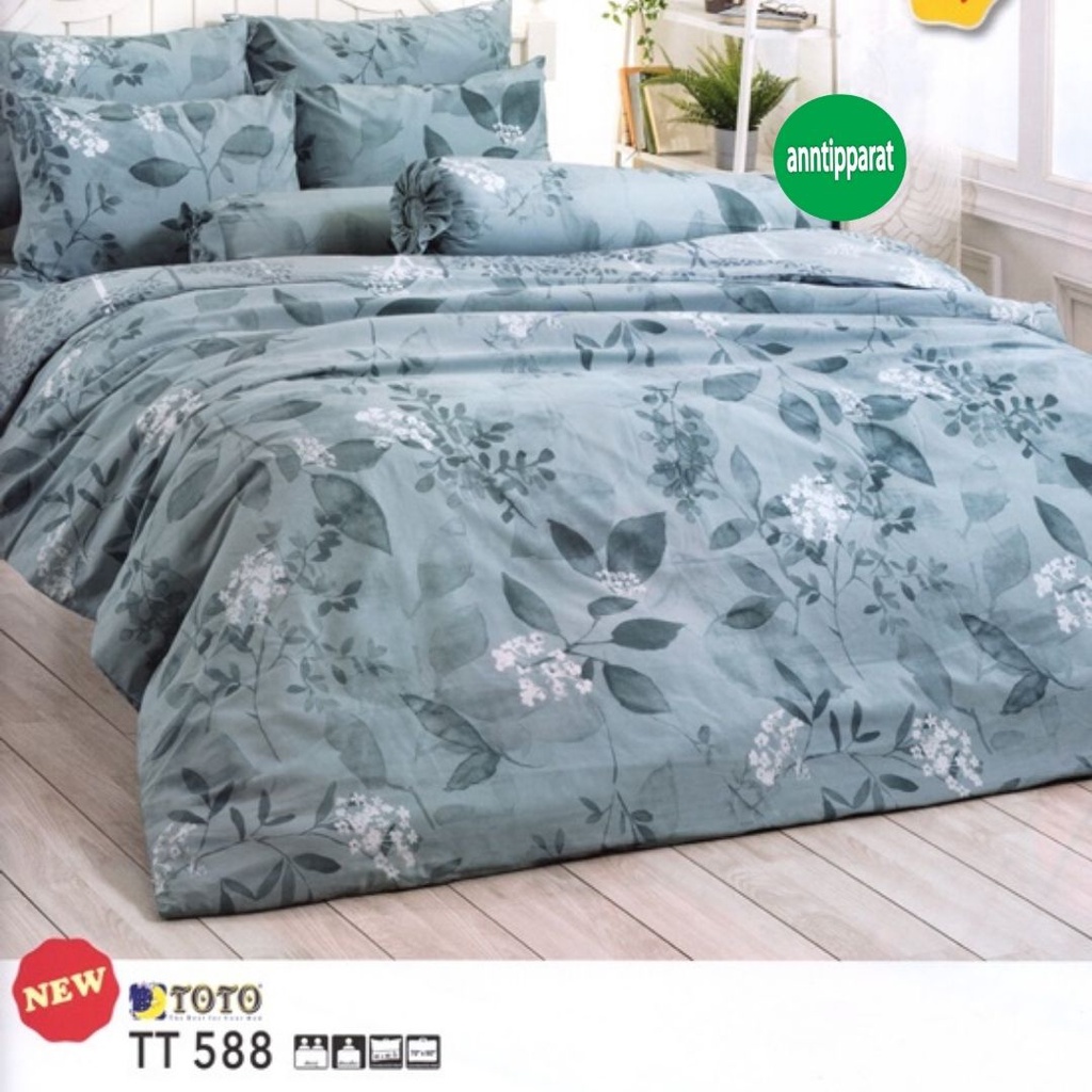 TOTO(โตโต้) ผ้าปูที่นอน(ไม่รวมผ้าห่มนวม) ลายคลาสสิค | Shopee Thailand