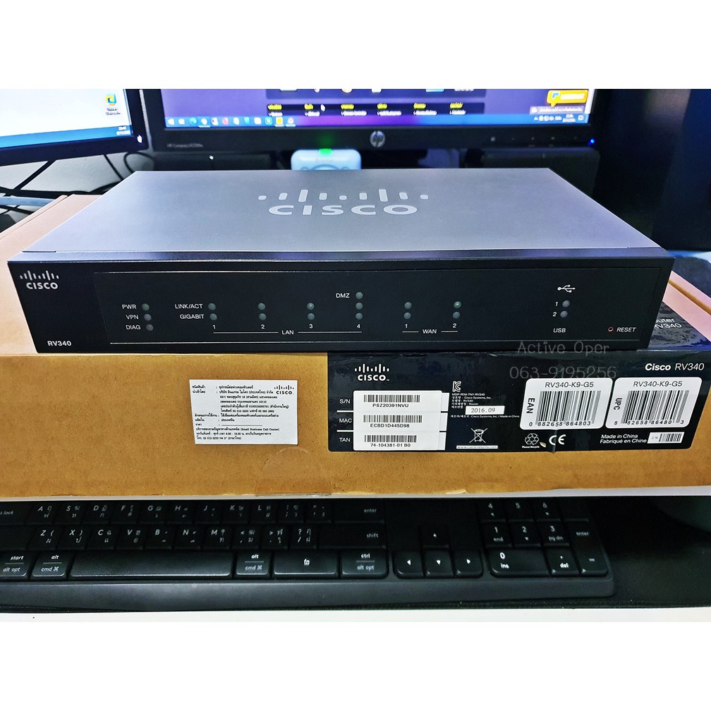 Cisco RV340 Dual Wan VPN Router Load Balanced | Shopee Thailand