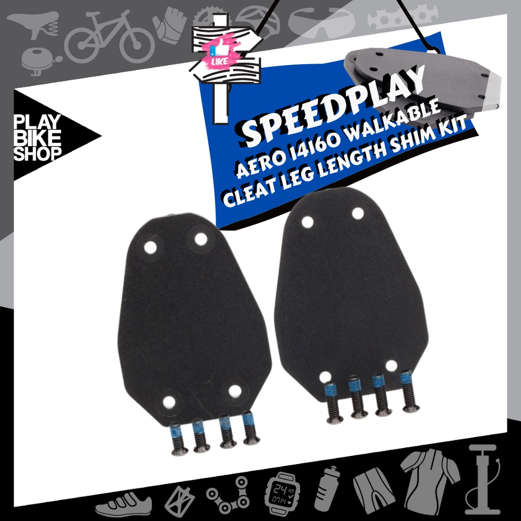 SPEEDPLAY AERO 14160 Walkable Cleat Leg Length Shim Kit | Shopee Thailand