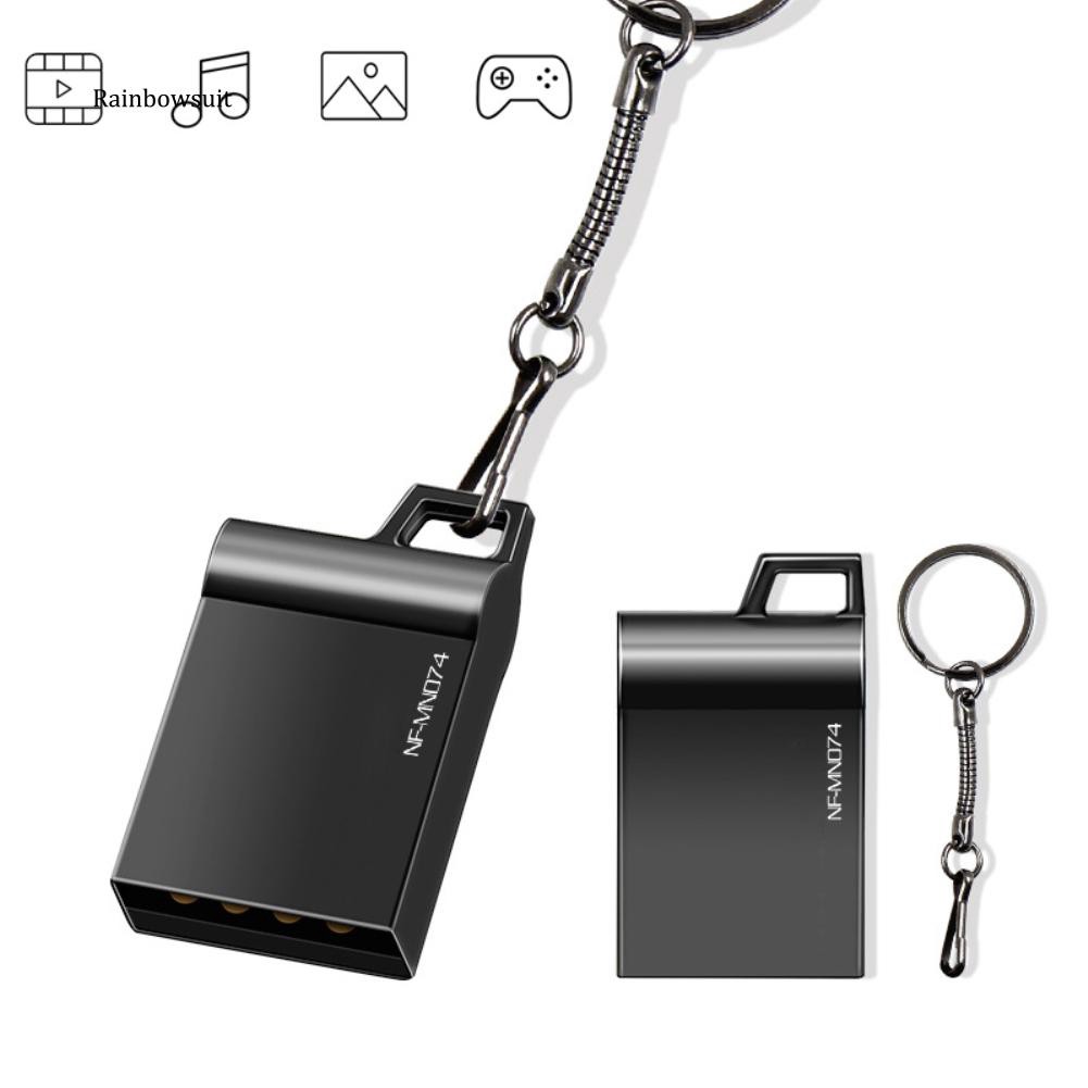 【RB】4/8/16/32/64GB Fast Speed Metal Mini USB 3.0 Flash Drive U Disk ...