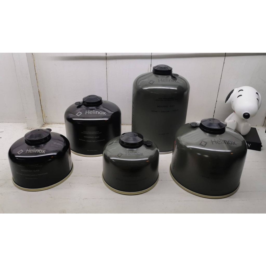แก๊ส ซาลาเปา Helinox NoxPro Gas สี Military Olive และ Black ขนาด 110g. 230g. 450g. by Jeep ...