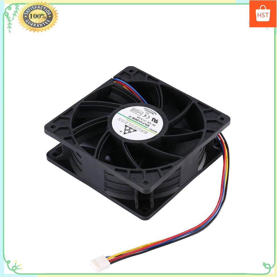 ⭐HTS⭐7500RPM DC12V 5.0A Brushless Miner Cooling Fan For Antminer ...
