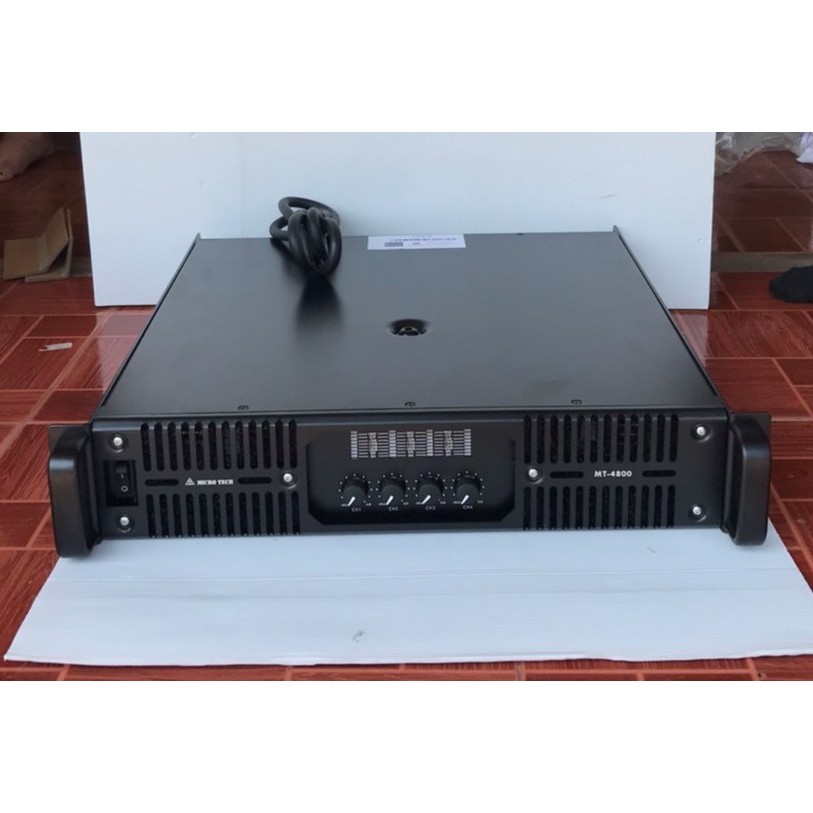 MICROTECH MT-4800 ต่อลำโพง 8ใบ ต่อซับเบส 4ใบ หรือขับเสียงกลาง 15 นิ้วได้ 8ใบ | Shopee Thailand