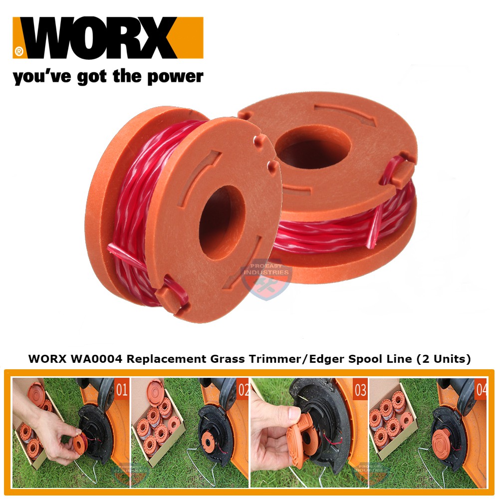 Worx WA0004 สายม้วนเอ็นเจอร์ 10 ฟุต แบบเปลี่ยน (2 ยูนิต) | Shopee Thailand