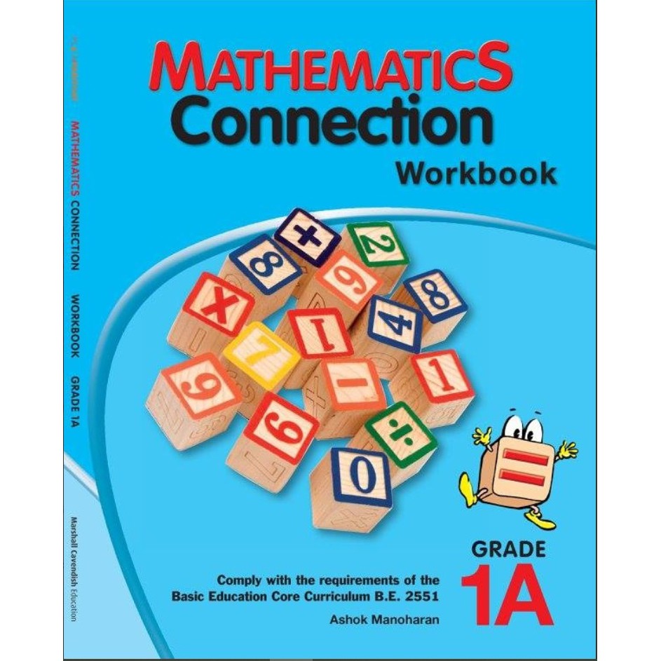 หนังสือแบบฝึกหัดคณิตศาสตร์ Mathematics Connection Workbook 1A | Shopee ...