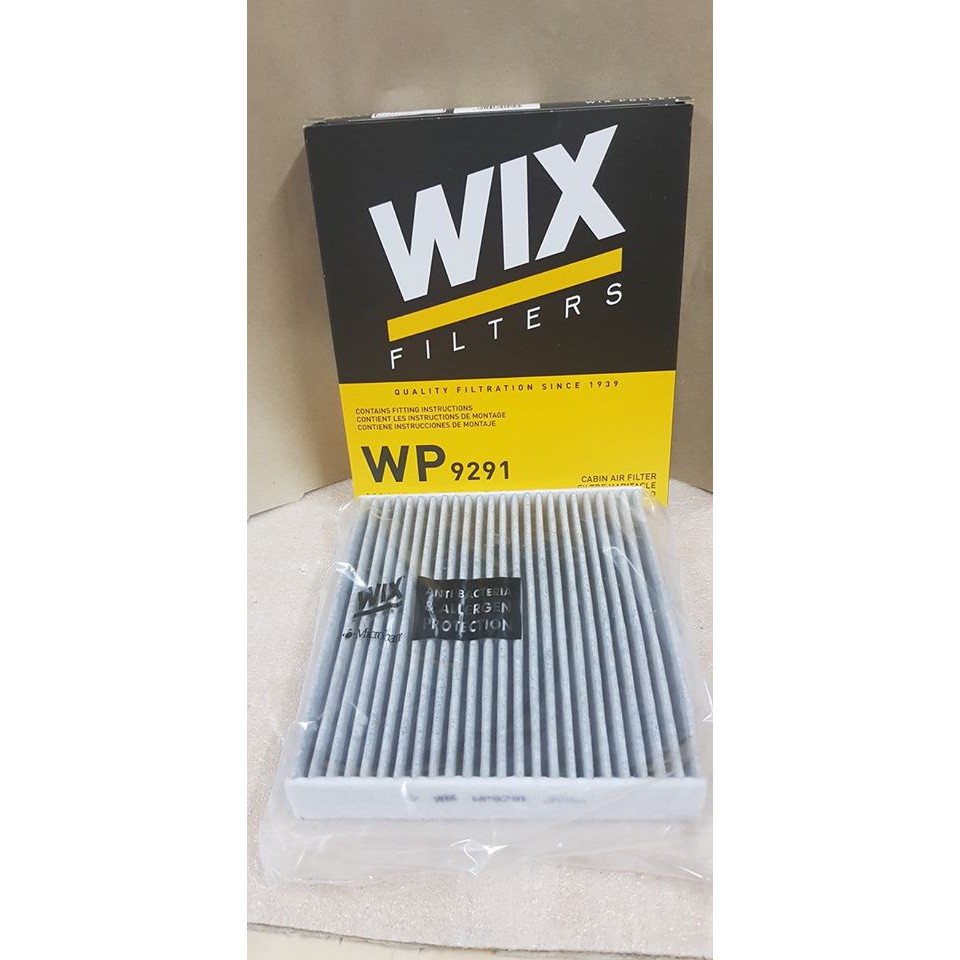 กรองแอร์คาร์บอนยี่ห้อ Wix (วิกซ์) ขนาด ขนาด 19.1x 21.3x 3 cm. สำหรับ ...