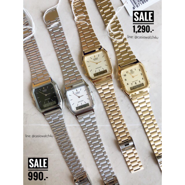 CASIO CMG ของแท้ รุ่น AQ-230A / AQ-230GA ประกันศูนย์เซ็นทรัล cmg ...