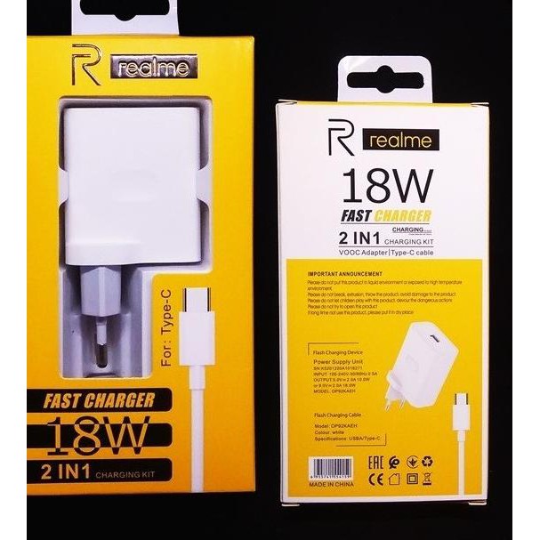 253 Type-C 18W Realme 2 in 1 ชาร์จเร็ว รับประกัน 6 เดือน | Shopee Thailand