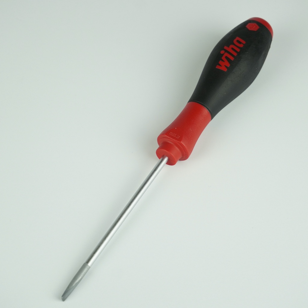 Wiha ไขควงปากแบน หัวแบน 0.8x4.0 รุ่น 302 SoftFinish ปลายยาว 100มม ยาว ...