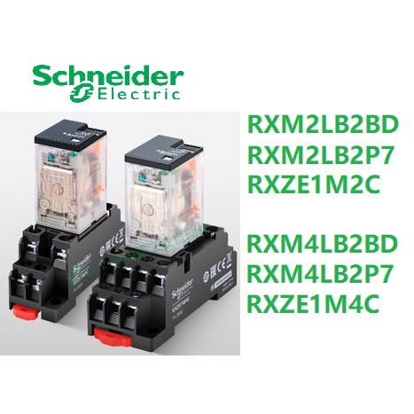 Schneider RXM (14 พิน) รีเลย์ และซ็อกเก็ต RXM4LB2BD RXM4LB2P7 RXZE1M4C | Shopee Thailand