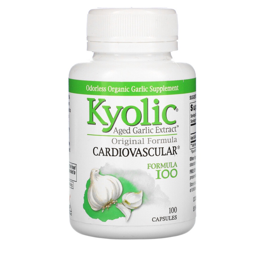 Kyolic Aged Garlic Extract, Cardiovascular Original Formula | Shopee ...