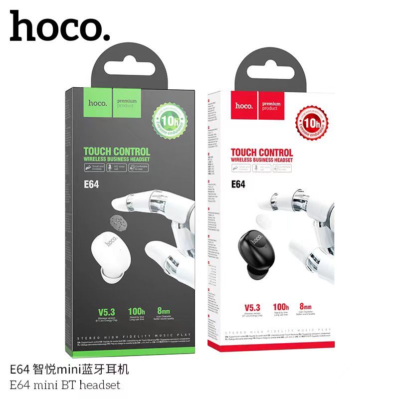Hocoของเเท้E64หูฟังเดี่ยวอินเอียร์ไร้สาย | Shopee Thailand