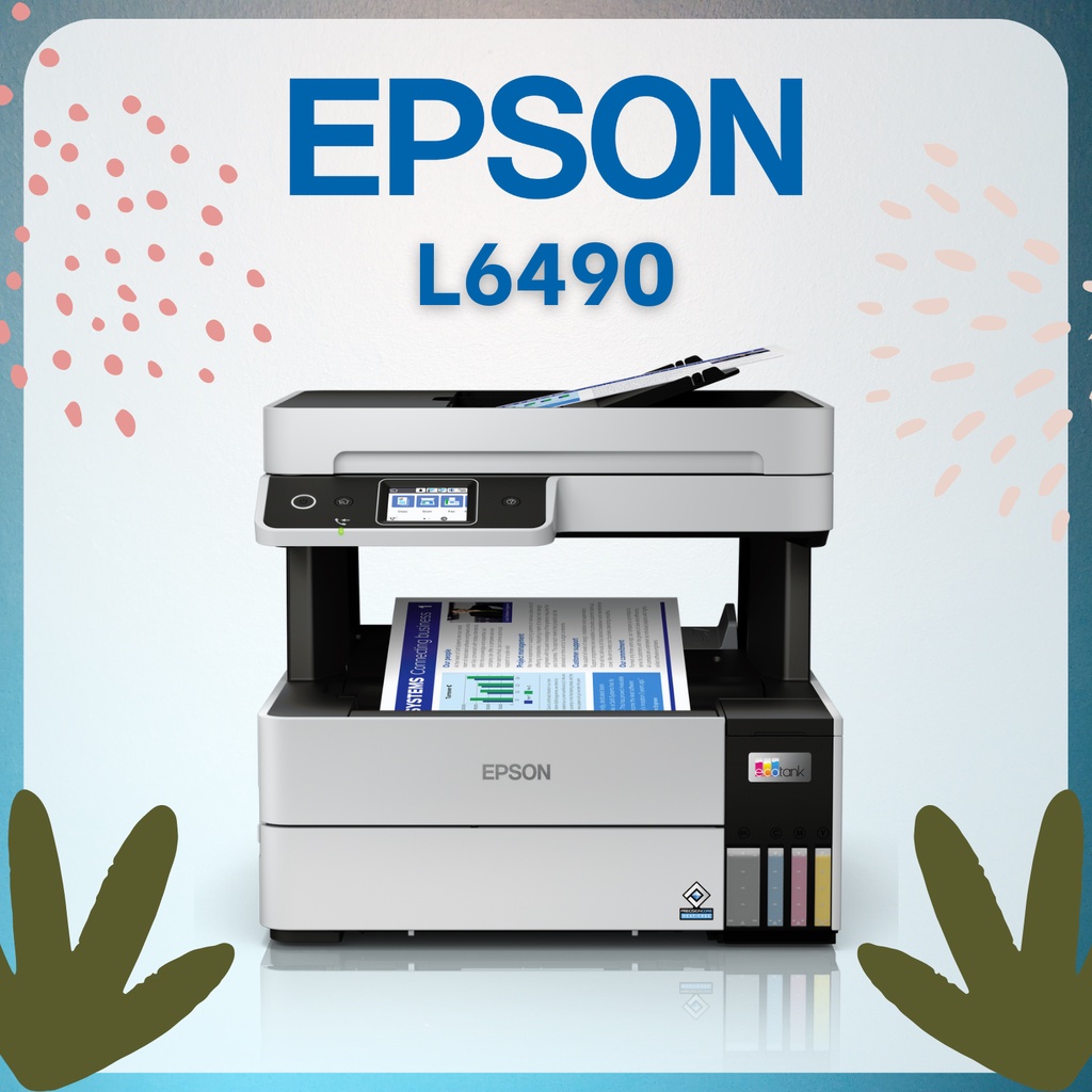 Epson EcoTank L6490 A4 Ink Tank Printer | Shopee Thailand