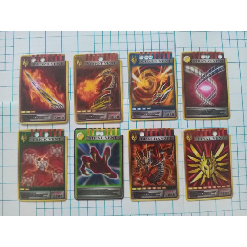 Kamen raider Ryuki advent card (ryuki survive) | Shopee Thailand