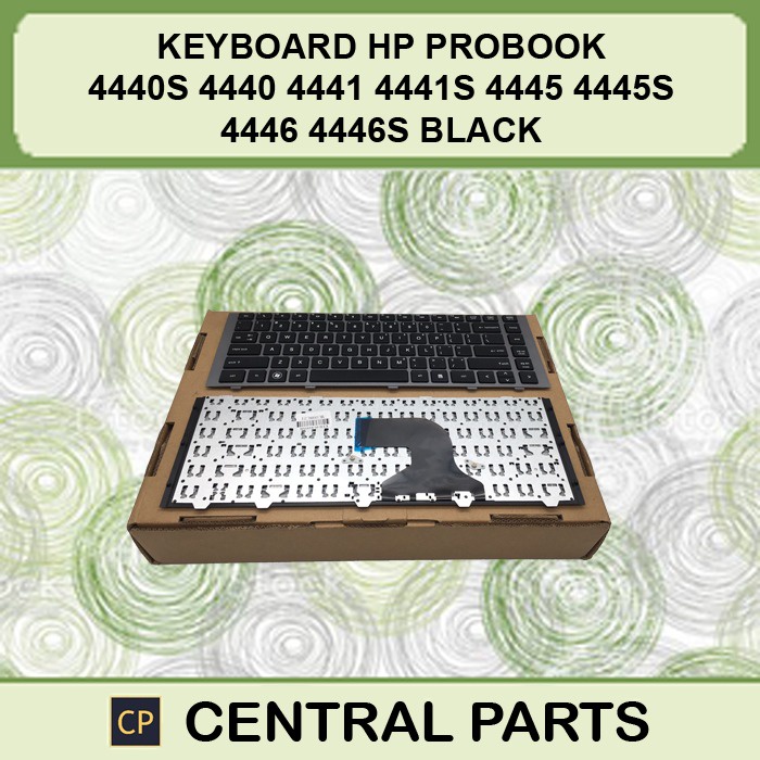 Hitam คีย์บอร์ด HP Probook 4440 4441 4446 4441S 4445s 4446S สีดํา ...