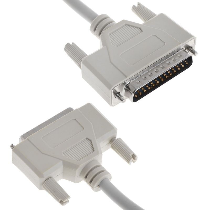 Printer Cable DB25 Male to Female 25 Pin Extension Line Parallel Port ...