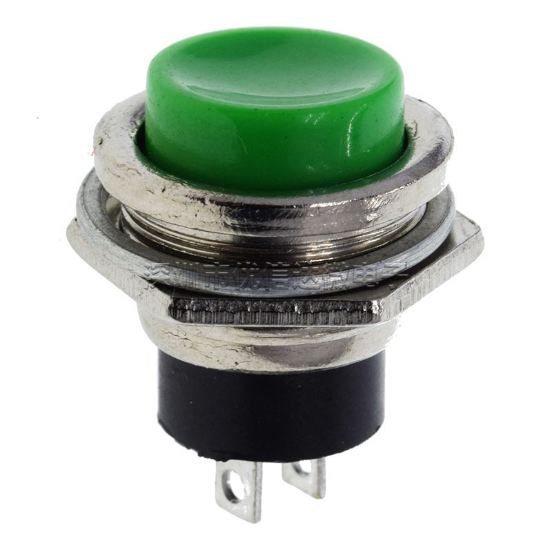Push Button Switch Reset 16 mm 2 ขา 3A 250V สวิตซ์รีเซ็ต กดติดปล่อยดับ ...