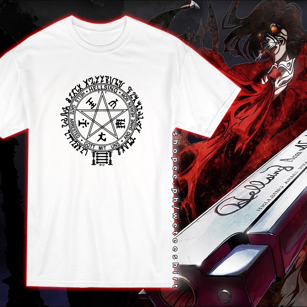 Hellsing สุดยอดสัญลักษณ์ Alucard ตราสัญลักษณ์ Sigil เสื้อยืด / Hellsing ...
