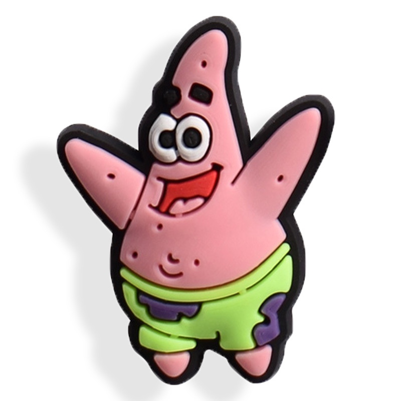 การ์ตูน Patrick Star SpongeBob jibitz สําหรับ crocks น่ารัก crocks ...
