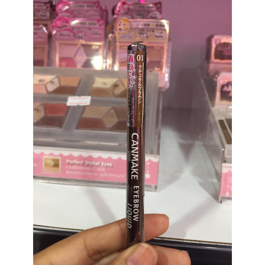 Canmake Eyebrow Liquid ปากกาเขียนคิ้ว ชนิดกันน้ำ กันเหงื่อ 0.6 ml ของแท้100% | Shopee Thailand