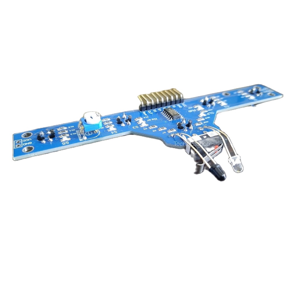 Smart Car Infrared Line tracking 7 ตรวจจับเส้นขาวดำ / สิ่งกีดขวาง / การ ...