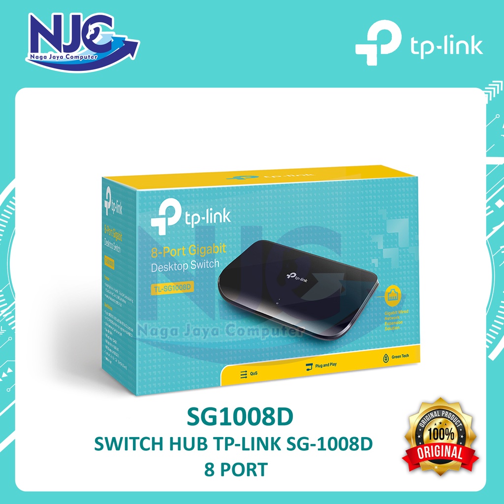 สวิทช์ฮับ TP-LINK SG1008D 8 พอร์ตสวิทช์ตั้งโต๊ะ | Shopee Thailand