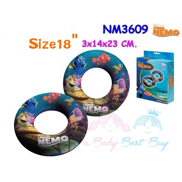 Disney Nemo Swim Ring ห่วงยาง ห่วงยางลอยน้ำ ห่วงยางเด็ก ห่วงยางเป่าลม ...