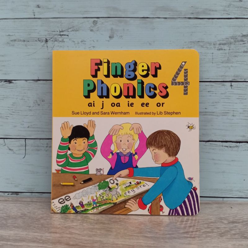 Finger Phonics จาก Jolly phonics (boardbookมือสอง) | Shopee Thailand