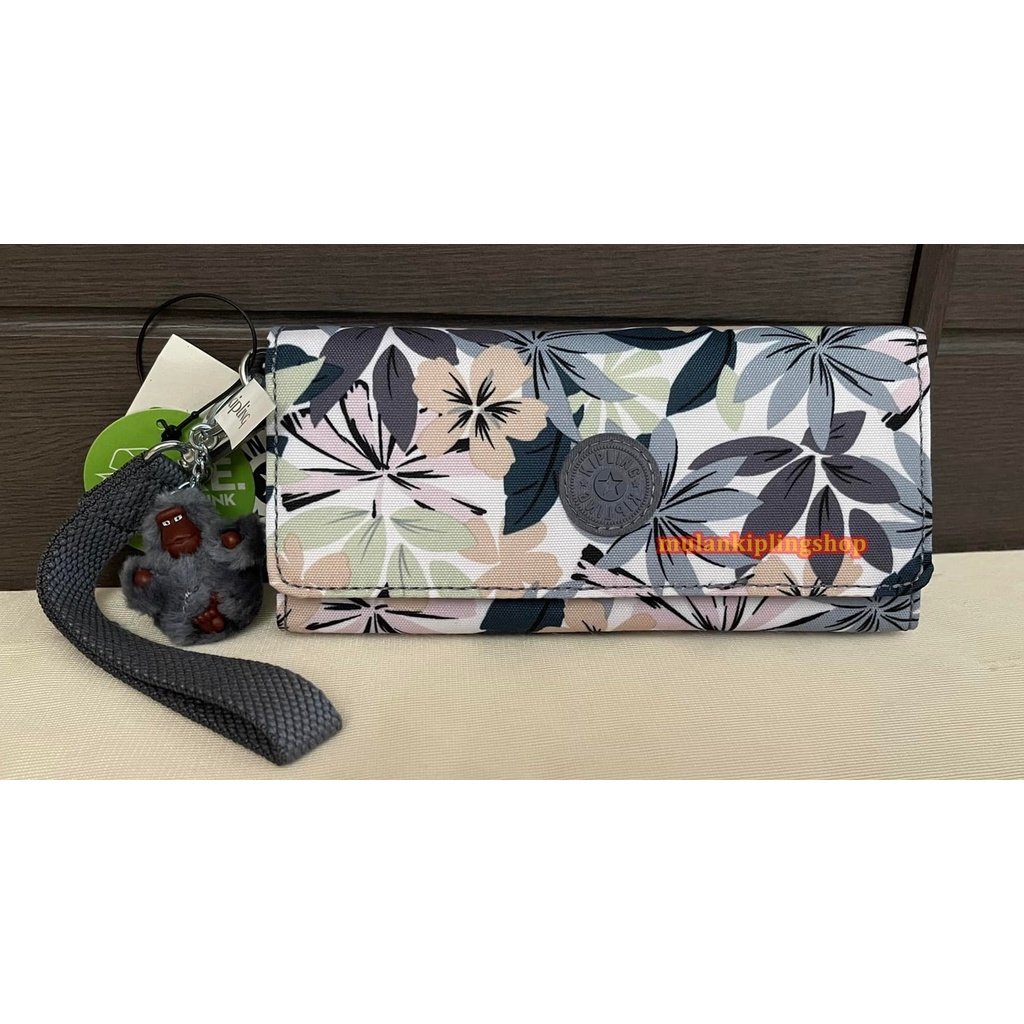 ส่งฟรี EMS Kipling Rubi wallet - FLORAL HARMONY | Shopee Thailand
