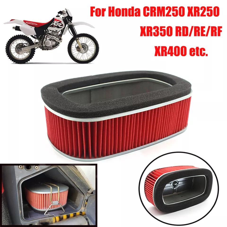 Motorcycle Air Cleaner Filter Parts For Honda CRM250 XR250 XR 250 Baja XR250R/L XR350 XR350R ...