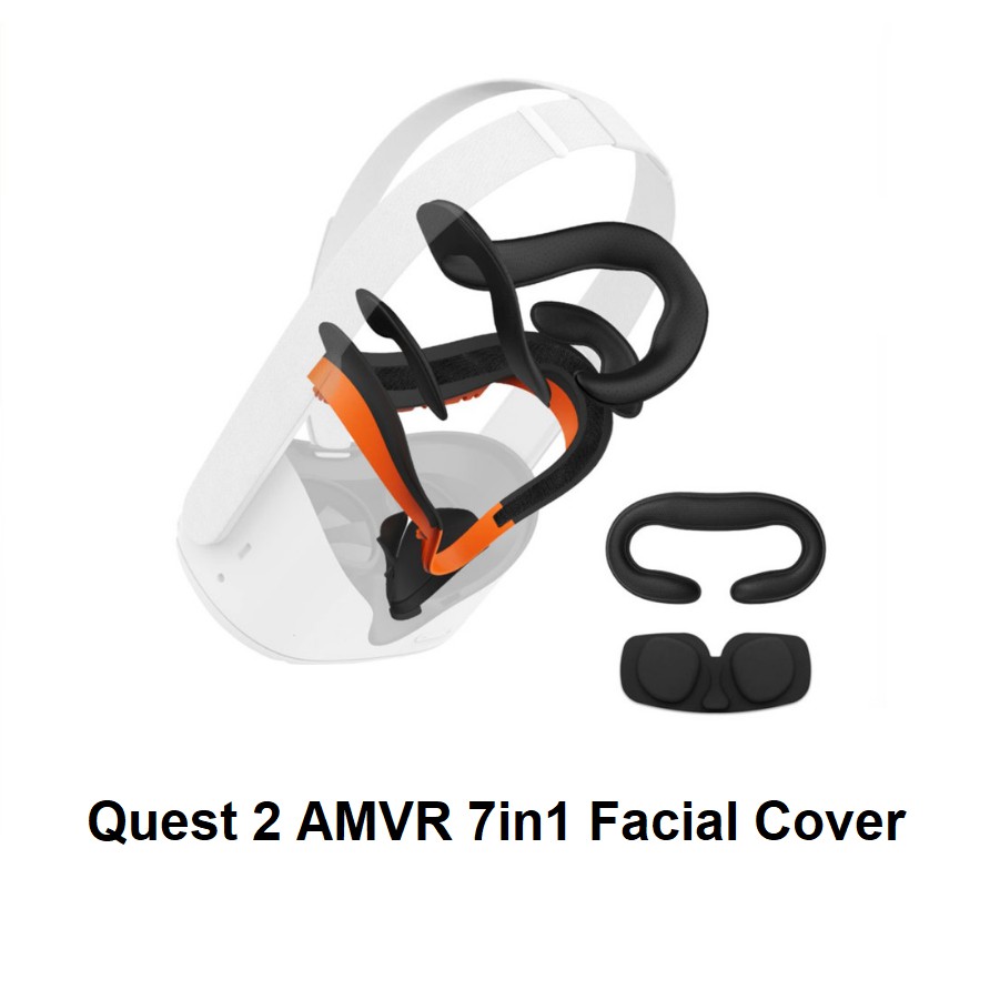 Quest 2 Accessories — AMVR Facial Cover for Oculus Quest 2 | Shopee ...