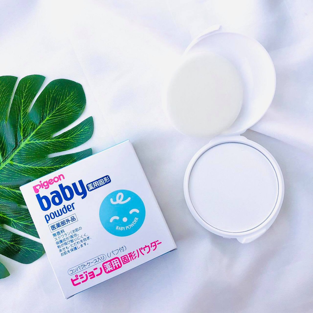 Pigeon Baby Powder Pressed แป้งเด็กพีเจี้ยนเนื้อละเอียด อัดแข็งใช้ง่าย ...