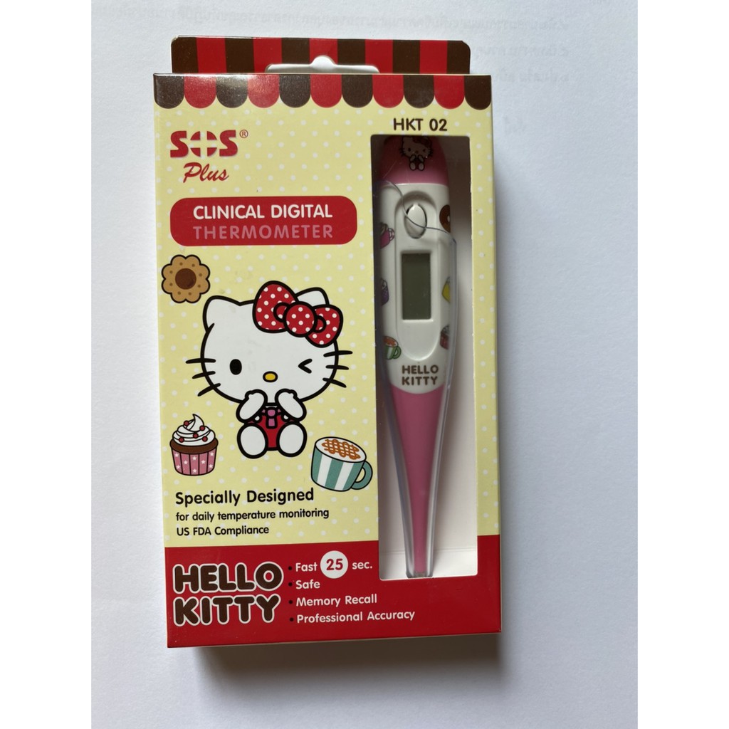 เทอร์โมมิเตอร์วัดไข้SOS Plus Clinical Digital Thermometer Hello Kitty ...