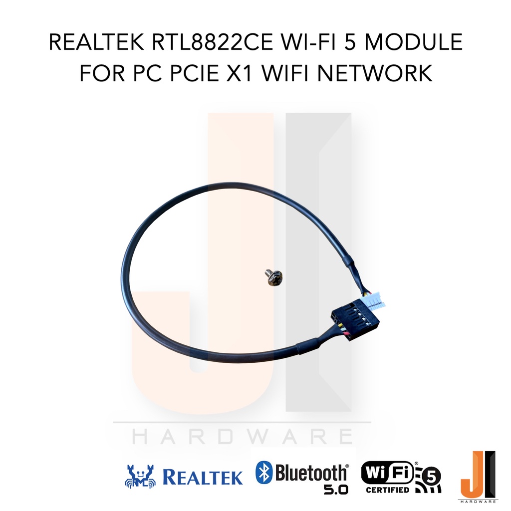 Realtek RTL8822CE Wi-Fi 5 Pcie x1 wireless lan + bluetooth v.5.0 dual ...